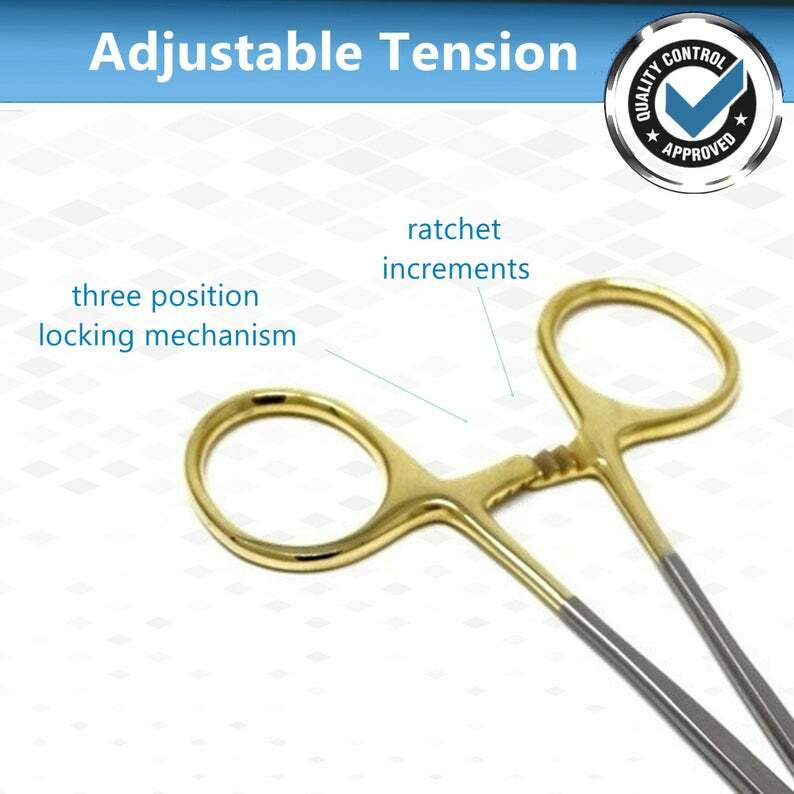 Surgical Suture Needle Holder Dental Clamp Forceps Suturing Orthodontic ...