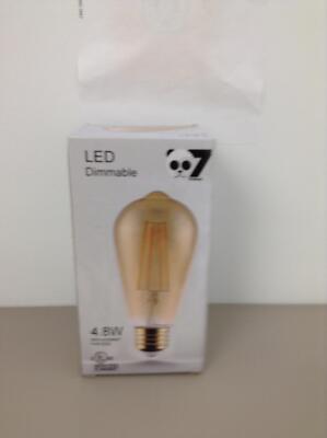 LED FILAMENT lamp st19 Golden glass USTANDARD 4.8W | eBay