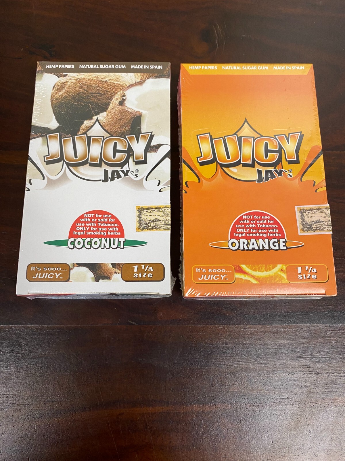 JUICY JAY'S 1 1/4 Cigarette Papers~24 Pack~YOU PICK~FULL BOX~SEALED | eBay