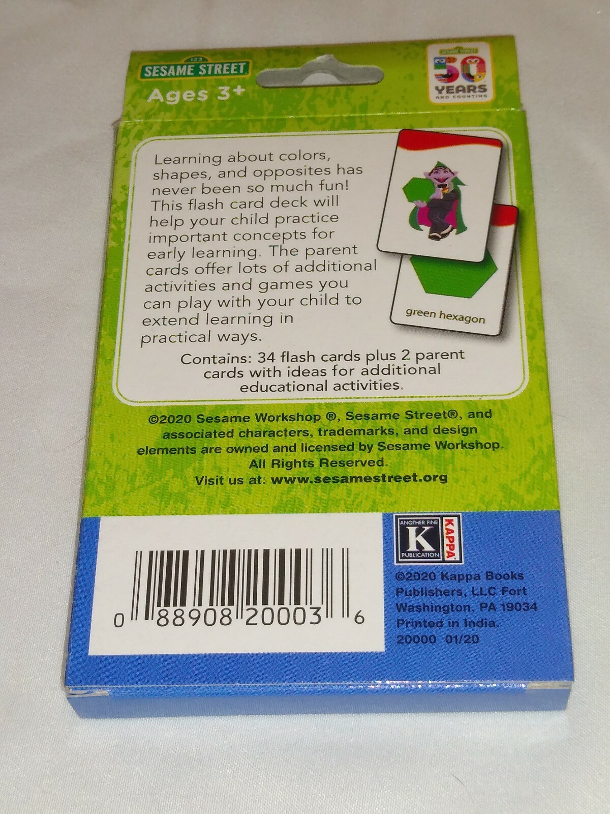 Sesame Street Colors Flash Cards New | eBay