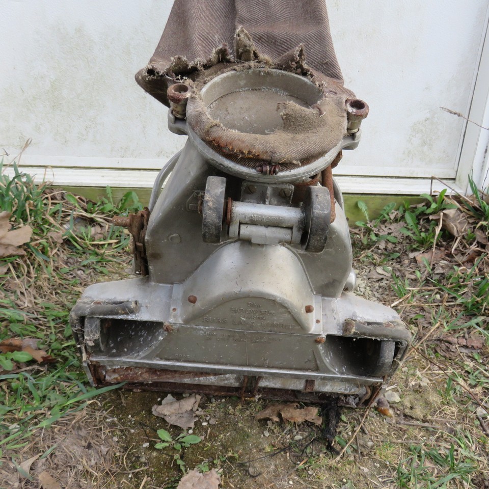 Vintage Antique RARE Hoover Up Right Vacuum Cleaner Model 700 Warranty