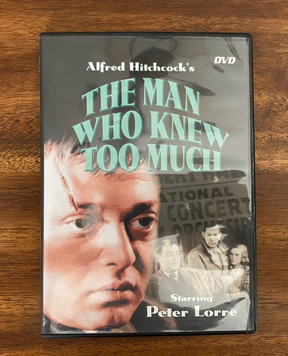 The Man Who Knew Too Much (DVD) Alfred Hitchcock FREE SHIPPING | eBay