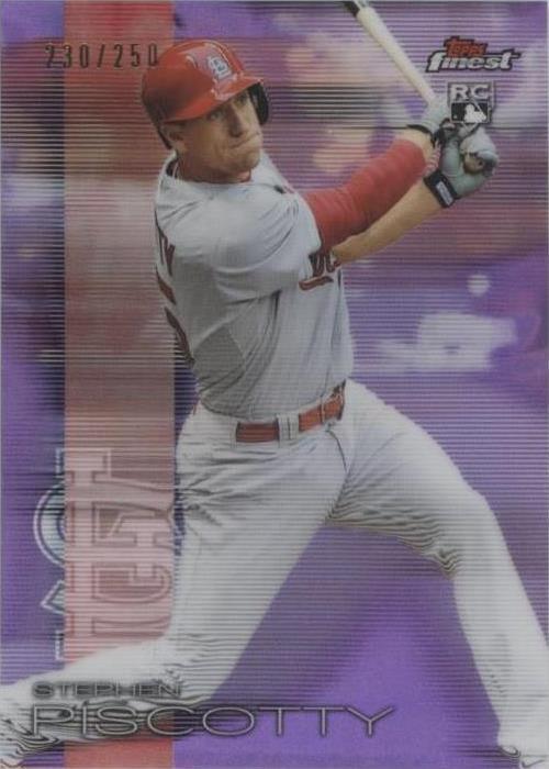 2016 Topps Finest - Stephen Piscotty #97 Purple Refractor /250 (RC) for ...