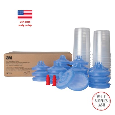 3M 16325 PPS Lid & Liner Kit size Large 125 Micron 25 lids 25 liners 10 ...