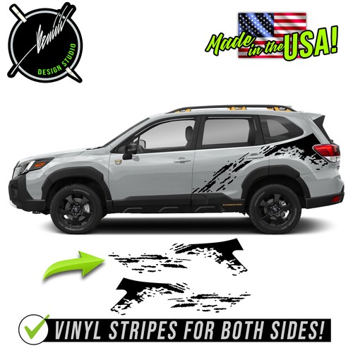 Mud Splash Side Stripes Decal Fits Subaru Forester 2017 & up Base ...