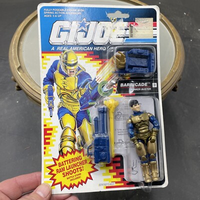 GI Joe 1991 Barricade Bunker Buster Action Figure Hasbro NIB | eBay
