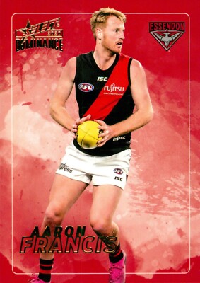 2020 ESSENDON BOMBERS AFL Card AARON FRANCIS Dominance | eBay Australia