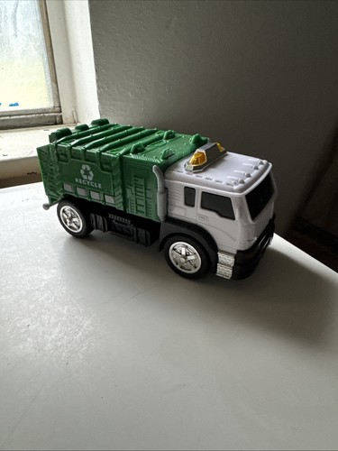 Adventure Force Green Recycle Garbage Trash Truck (6" Long) Lights ...