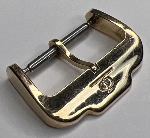 Authentic Baume Mercier 16mm 750 Yellow Gold Tang Clasp Buckle | eBay