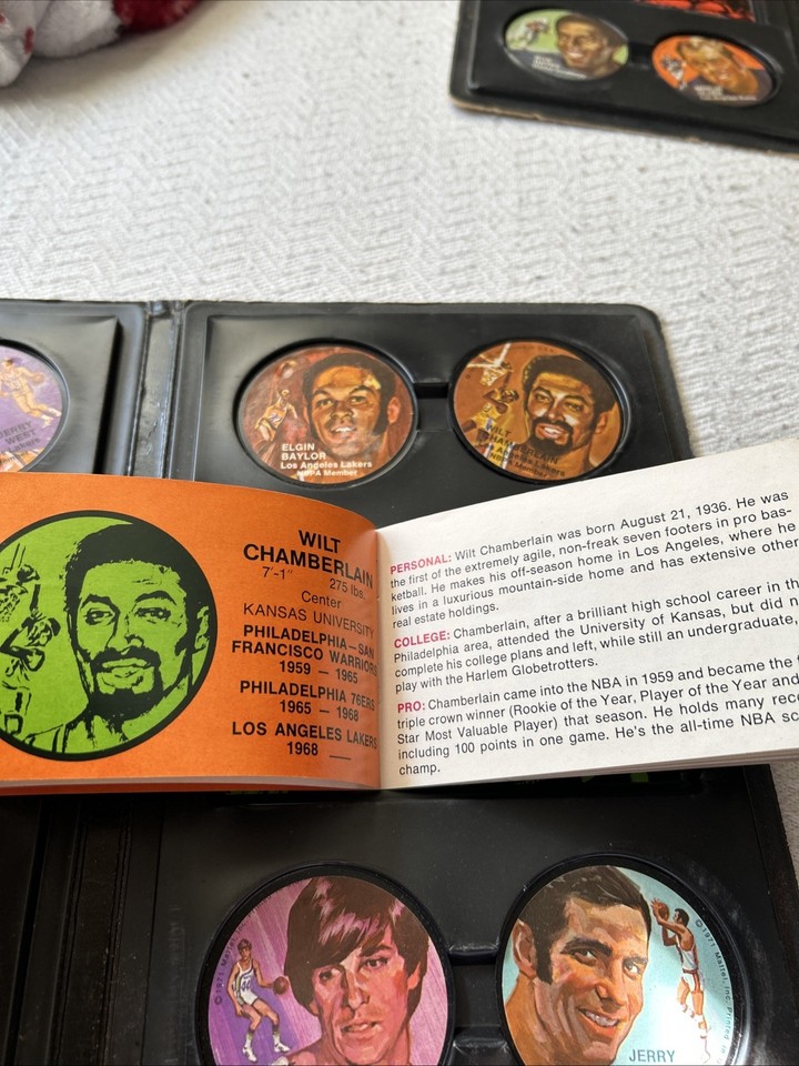 1971 Mattel Instant Replay Basketball Complete Set in Album W/ Booklet ...