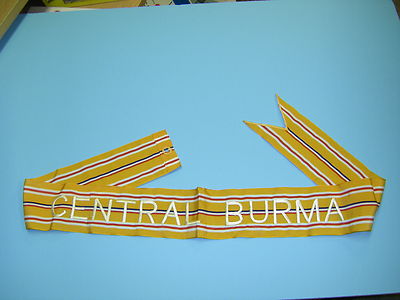 stm45 WW 2 US Army Flag Streamer Asiatic Pacific Campaign Central Burma ...