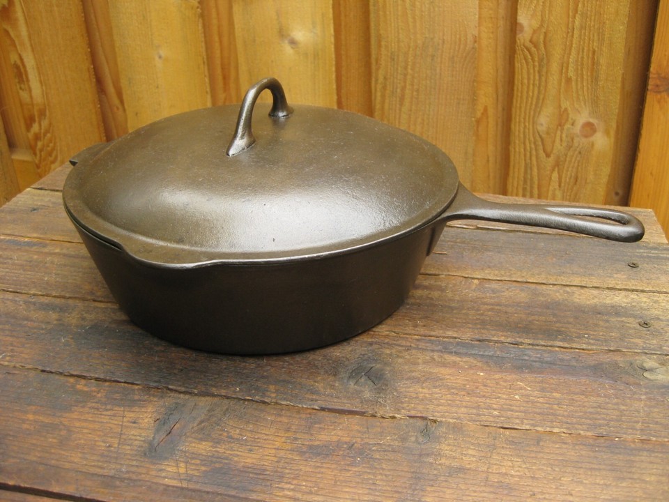 Rare Restored Vtg. Chicago HDWE FDRY Co. Favorite #8 1/2 Deep Skillet ...