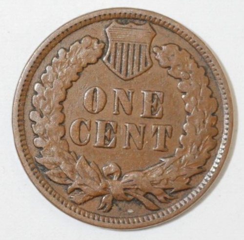 1908 Indian Head Penny, coin is a Very Fine small cent (8+ items ship ...