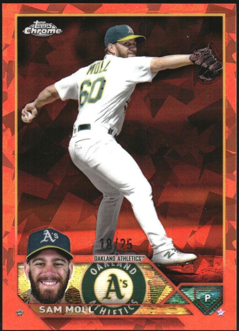 2023 Topps Chrome Sapphire Edition - Sam Moll #8 Orange /25 (RC) for ...