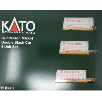 Kato 106-6213 Gunderson MAXI-I 5 Unit Double Stack Car TTX (DTTX) 759368 N Scale | eBay