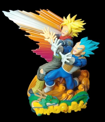 Father & Son Duo Blast - Super Saiyan Blue Vegeta & Trunks Statue ...