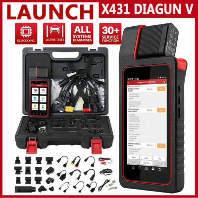 LAUNCH X431 DIAGUN V OBD2 Scan Tool Bi-Directional Car Scanner Full ...