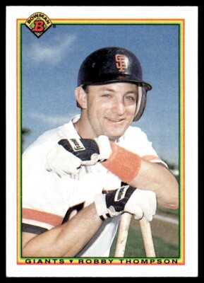 Robby Thompson #233 1990 Bowman San Francisco Giants | eBay