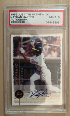 1999 Just Nathan Haynes Auto PSA 9 | eBay