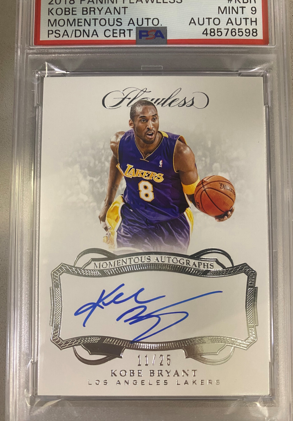 2018-19 Panini Flawless - Momentous Autographs #MA-KBR Kobe Bryant /25 (AU) for sale online | eBay