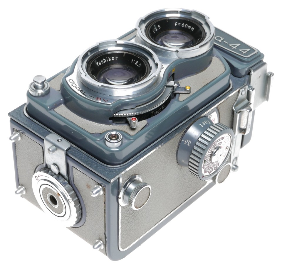 Yashica-44 Baby 4x4 TLR Roll film Camera Yashikor 3.5/60mm Lens | eBay