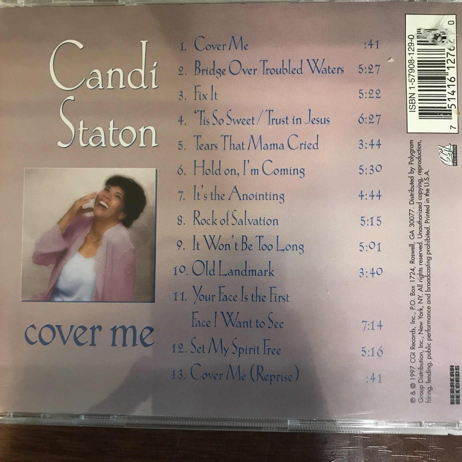 Cover Me - Audio CD By Candi Staton - EXC! VV 751416127620| eBay