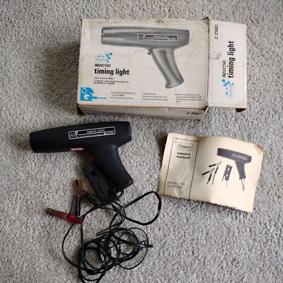 Sears Inductive Timing Light Vintage Made In USA 21683 *Not Tested *see ...