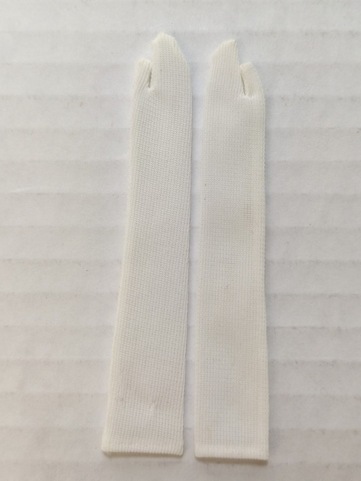 Vintage 1960's Barbie Midge Doll Pair Of Long White Tricot Gloves | eBay