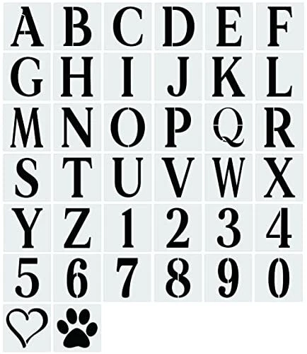 Inch Alphabet Stencils