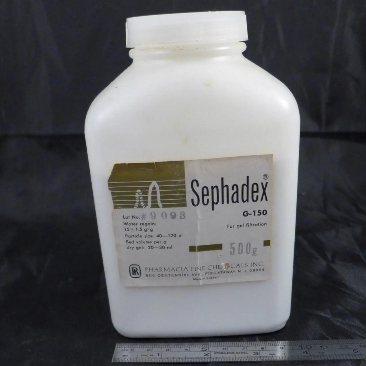 PHARMACIA Sephadex G-150 Gel Filtration Resin, 75g #17-0070-01 | eBay