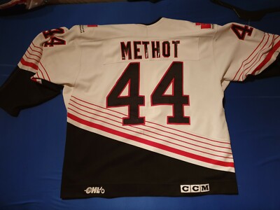 #44 Francois Methot Adler Mannheim Game-Worn-Jersey Rouyn-Noranda ...