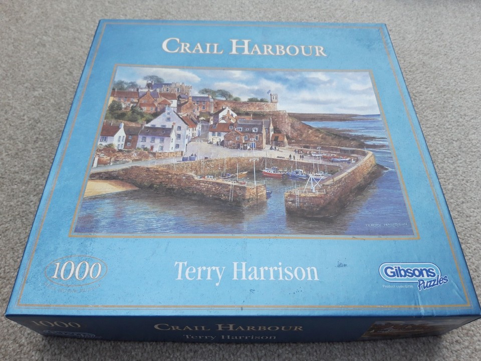 2 x 1000 Piece Gibsons Jigsaw Puzzles, Terry Harrison Crail & Padstow ...