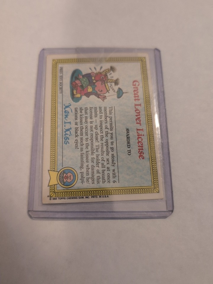 1985 garbage pail kids jason basin | eBay