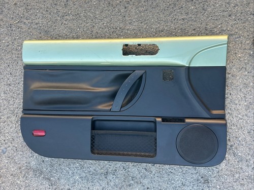 98-10 Volkswagen Beetle Door Panels Leather Black Green Passenger ...