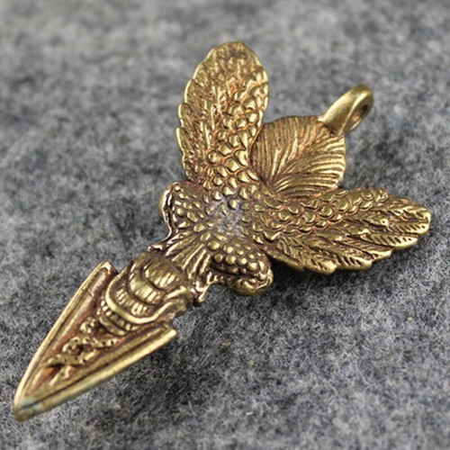 Copper Statues Tibetan Garuda Golden-Winged Peng Bird Amulet Pendant ...