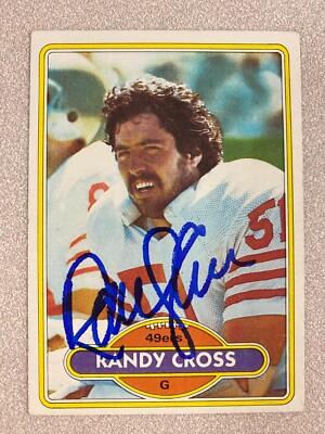 Randy Cross signed SAN FRANCISCO 49ERS card 1980 Topps | eBay