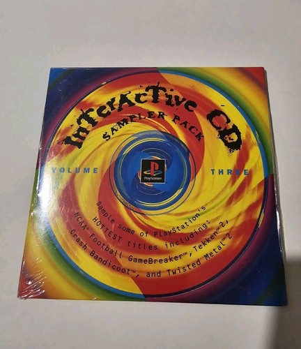 New Sealed PS1 Playstation 1 Interactive CD Volume 3 Sampler Pack Demo ...