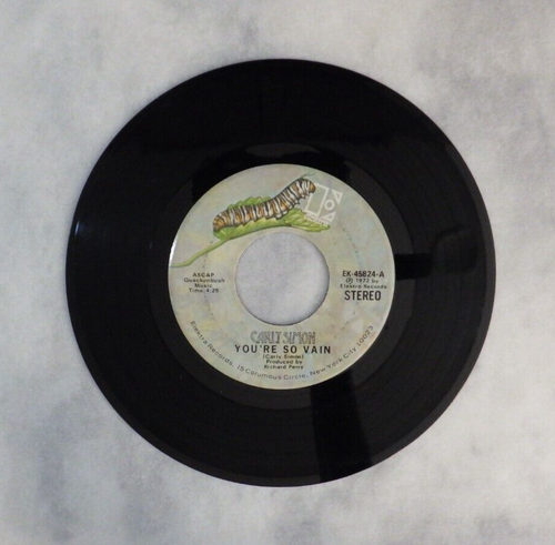 CARLY SIMON You're So Vain / His Friends Are More Than Fond Of Robin ...