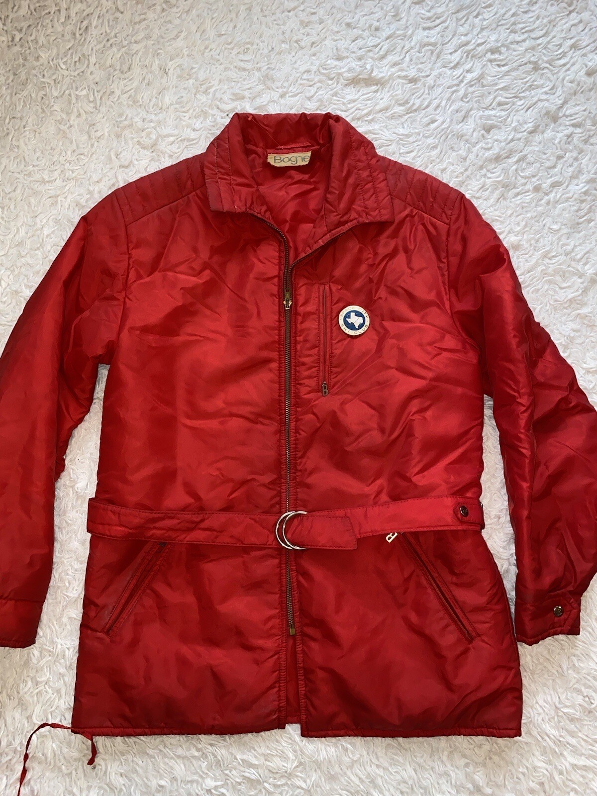 Vintage Bogner Red Ski Jacket Sz Medium Parka - Gem