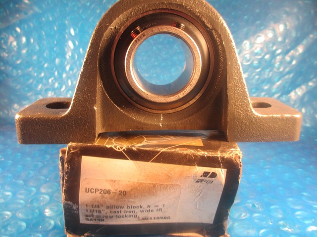 PEER P206 Ucp206-20 1-1/4"diameter Bore Roller Bearing Pillow Block for ...
