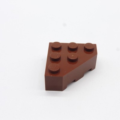 LEG0171 Lego 30505 Wedge 3x3 Maron Rouge Reddish | eBay