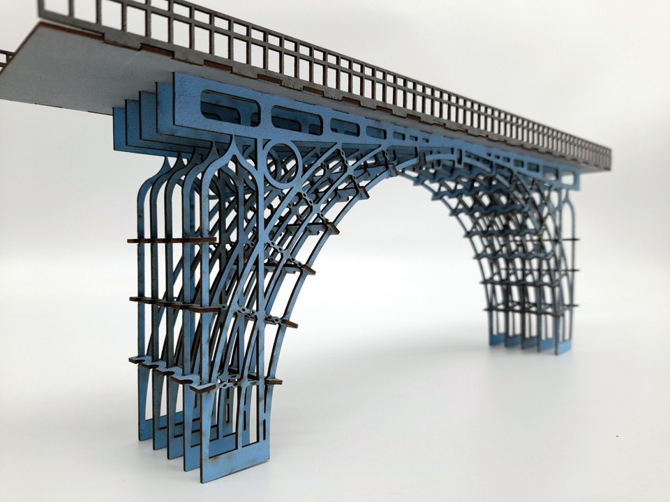 Modelux OO Gauge Powder Blue Ironbridge 280 Kit | eBay UK