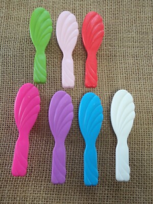 7pc Vintage Barbie Doll Hair Brush Lot Assorted Colors Set Lot H15 | eBay