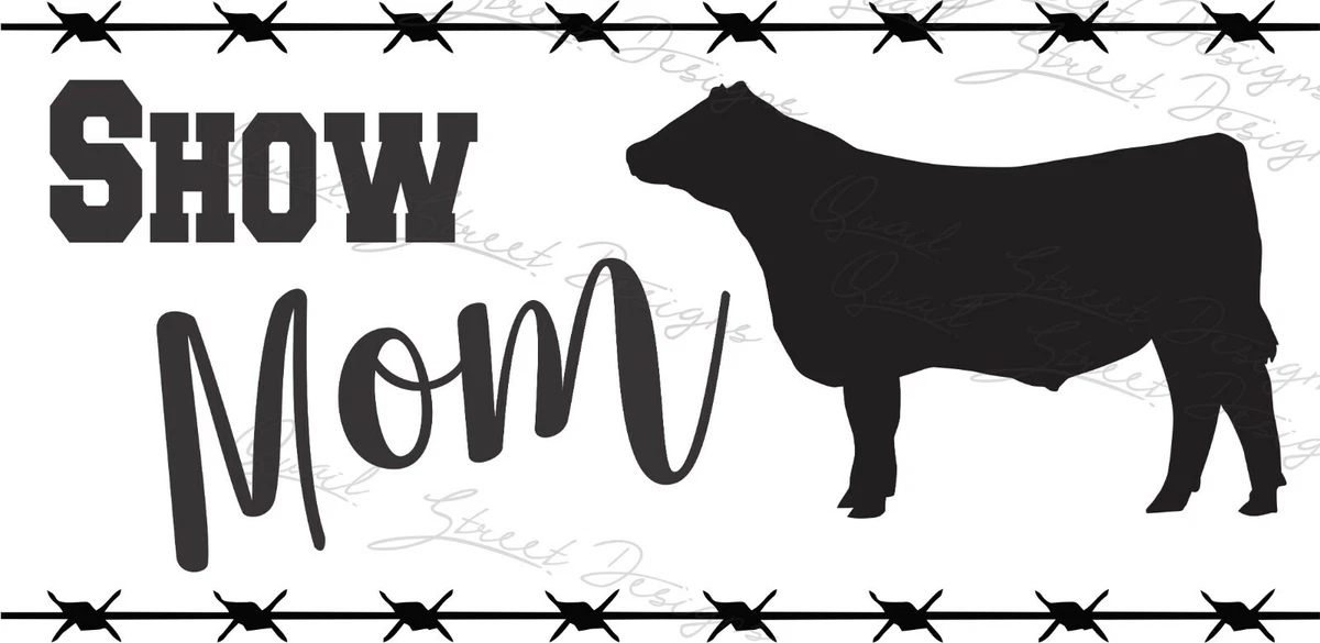 Show Steer Decal