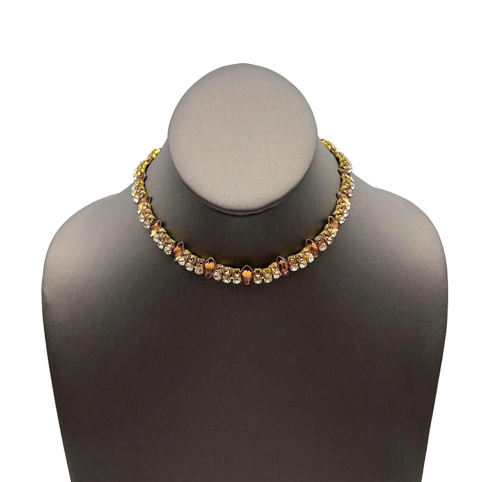 Christina Collection Gold Tone Champagne And Clear Rh… - Gem