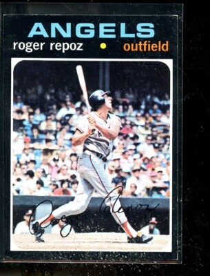 1971 TOPPS #508 ROGER REPOZ ANGELS EXMINT E016948 | eBay