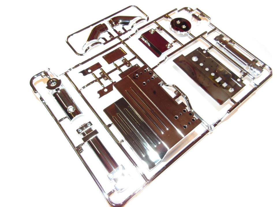Tamiya Grand Hauler "BLACK" 1/14 Semi Parts Tree S Chrome Steps, Air ...