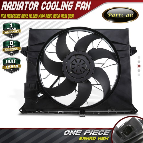 Radiator Cooling Fan 650W for Mercedes Benz ML320 W164 R280 R300 R350 ...