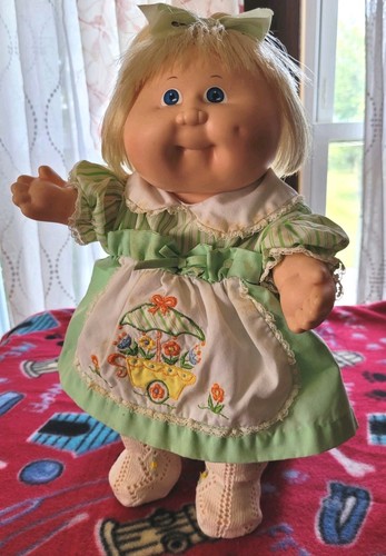 Vintage Cabbage Patch Kids Doll Splashin Kids 1987 Blonde | eBay