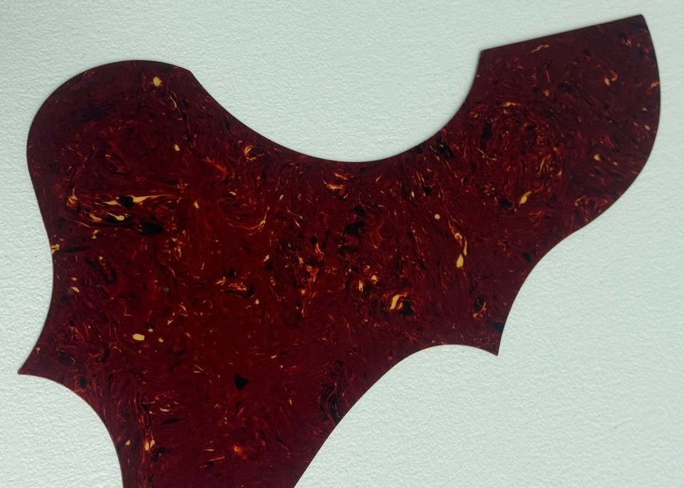 For Yamaha FG-300 Acoustic Guitar Self Adhesive Pickguard,Red Tortoise ...